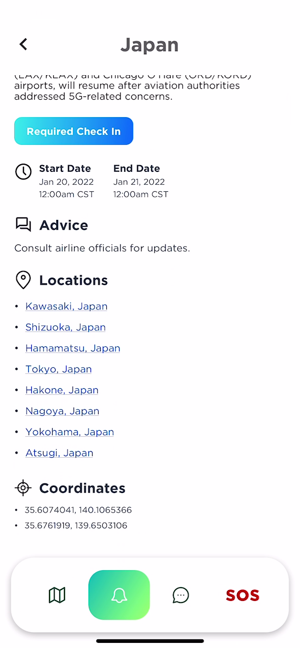 Using the AlertTraveler® Mobile App – Terra Dotta